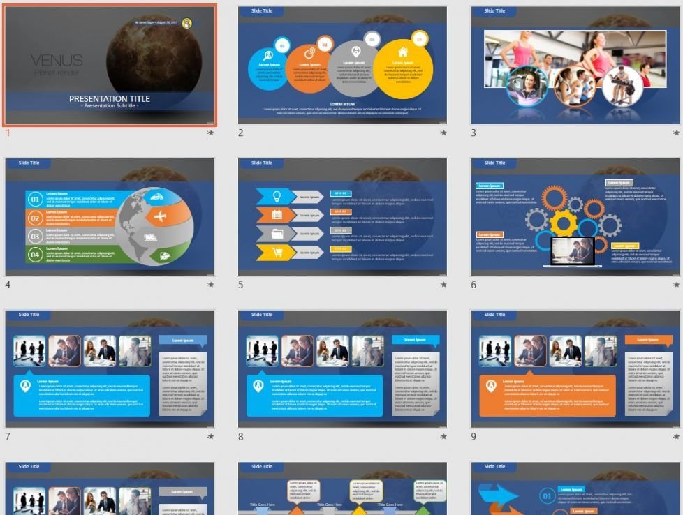 Venus Powerpoint 86052