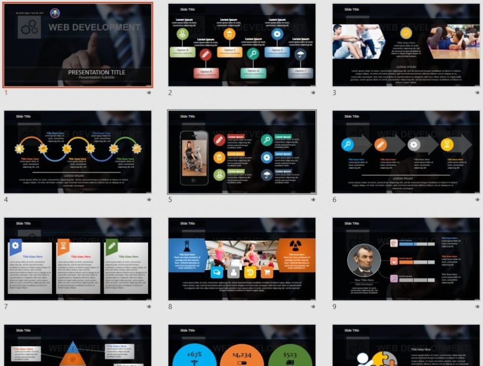 Web Development PowerPoint 47795