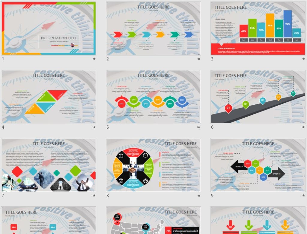 Positive Thinking PowerPoint #168573 Positive Thinking PowerPoint #168573